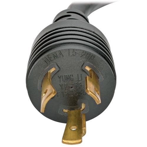 NEMA 5-20P Straight Blade Configuration, Pole, Wire, 20 Amp, 56% OFF