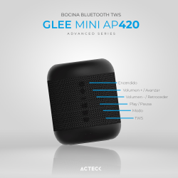 Compra Acteck Bocina Glee Mini AP420, Bluetooth, 5 RMS, AC-934978 ...