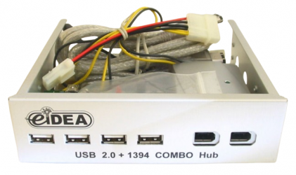 Compra AOC Hub Eidea, 4x US 2.0 2x Firewire, Beige OM-UFI243 | Cyberpuerta.mx