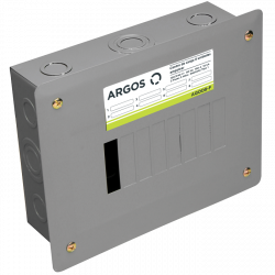 Compra Argos Centro de Carga, 8 Polos, 100A, Empotrar, Gris, AQOD8-F | Cyberpuerta.mx