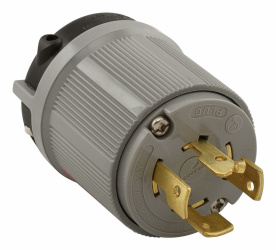 Compra Arrow Hart Clavija 7411C, 20A, 120 - 208V, Negro/Gris, 7411C ...