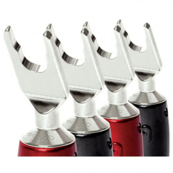 Compra AudioQuest Conector Tipo Banana, Negro/Rojo, 4 Piezas, BAN507FRS ...