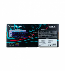 Compra Teclado Gamer Batauro LED RGB Mecánico Gateron ABR-400-NRD ...