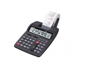 Casio Calculadora con Impresora HR-100TM, 12 Dígitos, Negro HR-100TM ...