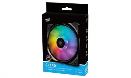 Compra Ventilador DeepCool CF 140 RGB, 140mm, DP-FA-RGB-CF140-1 ...