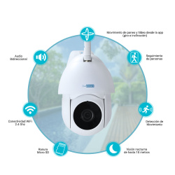 Compra DuoSmart Cámara IP WiFi IR 2304x1296 E70 | Cyberpuerta.mx