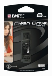 Compra Memoria Flash Emtec C250, 8GB, Negro EKMMD8GC250 | Cyberpuerta.mx