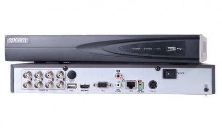 Compra Epcom DVR de 8 Canales EV-1008-TURBO para 1 Disco Duro, max. 4TB ...