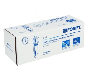Compra Foset Contra con Rebosadero CE-204 1 1/4", Cromado, 49982 ...