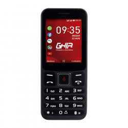 Compra Celular Ghia 2.4", Doble SIM, Bluetooth, Negro/Rojo KoX1 ...