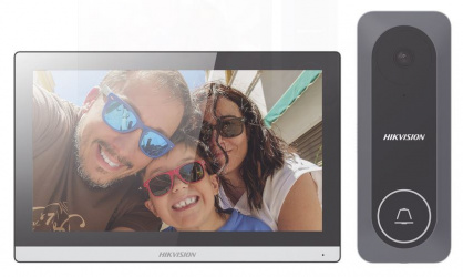 Compra Hikvision Interfon 7" Inalámbrico DS-KIS312-P | Cyberpuerta.mx