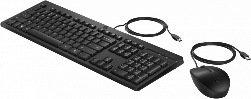 Compra HP Teclado y Ratón USB-A Alámbrico Negro 286J4AA | Cyberpuerta.mx