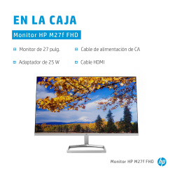 Compra Monitor HP M27F IPS 27", Full HD, FreeSync, 75Hz, 2G3D3AA ...