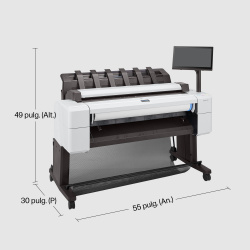 Compra Plotter HP Designjet T2600 36" Color Inyección, 3XB78ASTARG960S ...