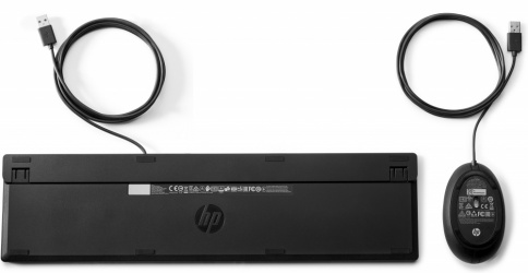 Compra HP Kit de Teclado y Mouse alámbrico USB Negro 9SR36AA ...