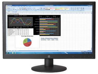 Compra Monitor HP V241p LED 23.6'', Full HD, Negro K0Q34AA | Cyberpuerta.mx