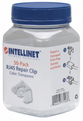 Compra Intellinet Clip de Repuesto RJ-45, Blanco, 50 Piezas 771436 ...