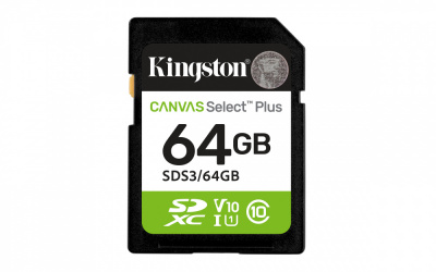 Compra Kingston 64GB SD UHS-I Clase 10 SDS3/64GB | Cyberpuerta.mx