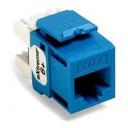 Compra Leviton Jack de Red Cat6, RJ-45, Azul,61110-RW6-AZUL ...