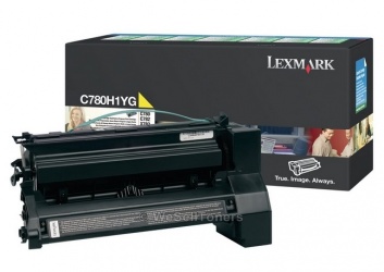 Compra Tóner Lexmark C780H1YG Amarillo, 10.0000 Páginas, para C780 ...