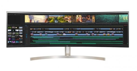 Compra Monitor Curvo LG LED 49", Dual Quad HD, Ultra Wide, HDMI, 49BL95C-W | Cyberpuerta.mx