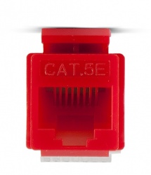 Compra LinkedPRO Jack de Red Modular Cat5e, RJ-45, Rojo/BlancoLP-KJ-516 ...