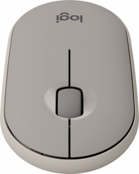 Compra Mouse Logitech Óptico Pebble M350, Inalámbrico, Arena, 910-006658 | Cyberpuerta.mx