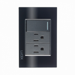 Compra Lucek Tomacorriente BP06-KN, 2 Enchufes, Negro, BP20-CNN | Cyberpuerta.mx