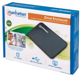 Compra Manhattan Gabinete de Disco Duro 130042 2.5'' SATA USB 2.0 ...