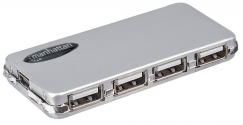 Compra Manhattan Micro Hub Hi-Speed USB 2.0 de 4 Puertos, 480 Mbit/s ...