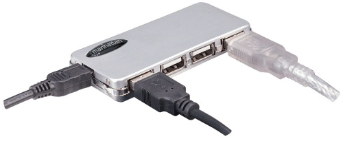Compra Manhattan Micro Hub Hi-Speed USB 2.0 de 4 Puertos, 480 Mbit/s ...