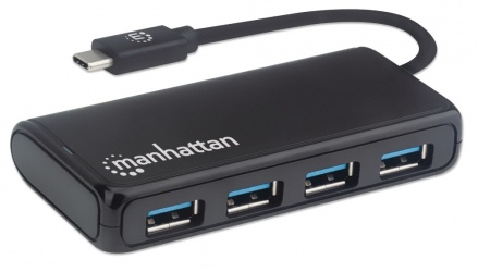 Compra Manhattan Hub USB-C USB-A 3.1 5 Gbit/s 164924 | Cyberpuerta.mx