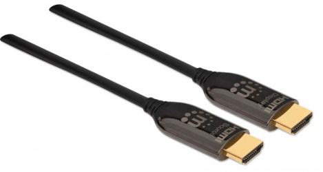 Compra Manhattan Cable HDMI Plenum HDMI Macho - HDMI Macho 50m Negro 355445 | Cyberpuerta.mx