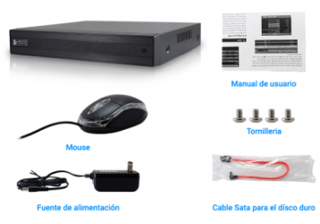 Compra Meriva Technology DVR de 16 Canales + 2 Canales IP MXVR-2116A ...