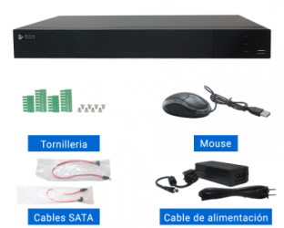 Compra Meriva Technology DVR de 16 Canales máx. 8TB, 2x USB 2.0, MXVR ...