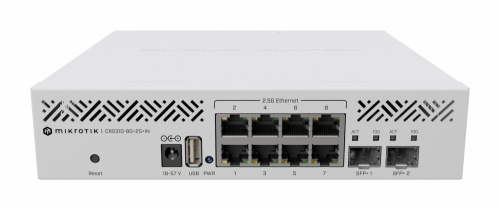 Compra Switch MikroTik 2.5G Ethernet, 8 Puertos + 2 SFP+, CRS310-8G+2S ...
