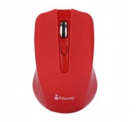 Compra Mouse Nextep Óptico Inalámbrico RF 1600DPI Rojo NE-411 | Cyberpuerta.mx