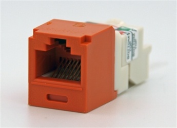 Compra Panduit Jack de Red Cat6 de 8 Posiciones, RJ-45, Naranja ...