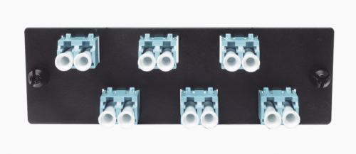 Compra Panduit Panel de 6 Adaptadores de Fibra Óptica LC, FAP6WABLDLCZ ...
