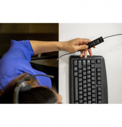 Compra Poly Adaptador de Audio DA85, USB-A/C - QD 4 pin, Negro, 786C7AA ...