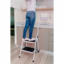 Compra Escalera Tubular Pretul EST-2P Acero máx. 90cm 2 Peldaños, 24118 ...