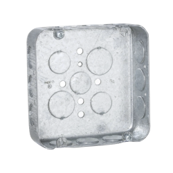 Compra Raco Caja Cuadrada Troquelada HUB-245, 15 Entradas, Acero, HUB ...