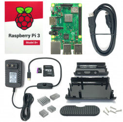 Compra Raspberry Kit Placa de Desarrollo Pi 3 Modelo B+, 32GB P3-00066 ...