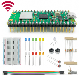 Compra Raspberry Kit Placa de Desarrollo Pi Pico W, 40 Pines, P3-00090-1 | Cyberpuerta.mx