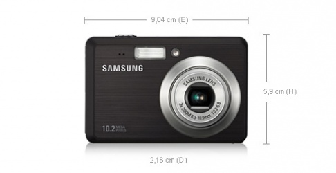 Compra Samsung ES55, 10.2MP, Zoom óptico 3x, Plata EC-ES55ZSBP/E1 ...