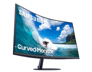Compra Monitor Curvo Samsung QLED 32" FHD 75Hz FreeSync LC32T550FDNXZA ...
