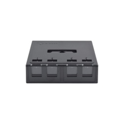 Compra Siemon Caja Montaje Superficie RJ-45 4 Puertos Negro MX-SM4-01-D ...