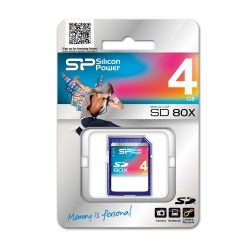 Compra Memoria Flash Silicon Power, 4GB SD 80X SP004GBSDC080V10 | Cyberpuerta.mx
