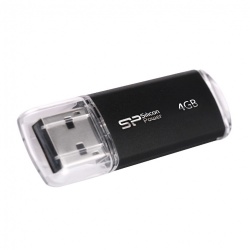 Compra Memoria USB Silicon Power Ultima-II, 4GB, Negro, SP004GBUF2M01V1K | Cyberpuerta.mx