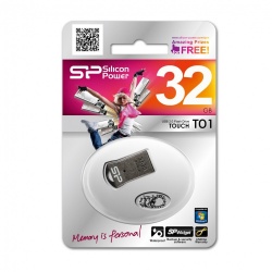 Compra Memoria USB Silicon Power Touch T01, 32GB, USB 2.0, Negro SP032GBUF2T01V1K | Cyberpuerta.mx